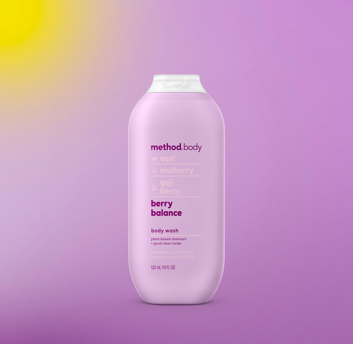 body wash 532ml - berry balance | method home singapore