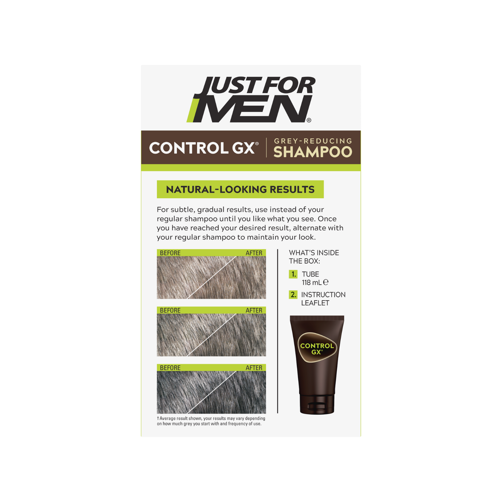 Just For Men Control GX® Grey-Reducing Shampoo 118ml – method home ...