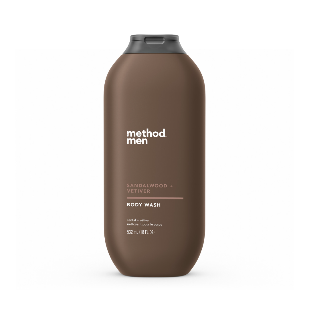 body wash 532ml - sandalwood + vetiver | method home singapore