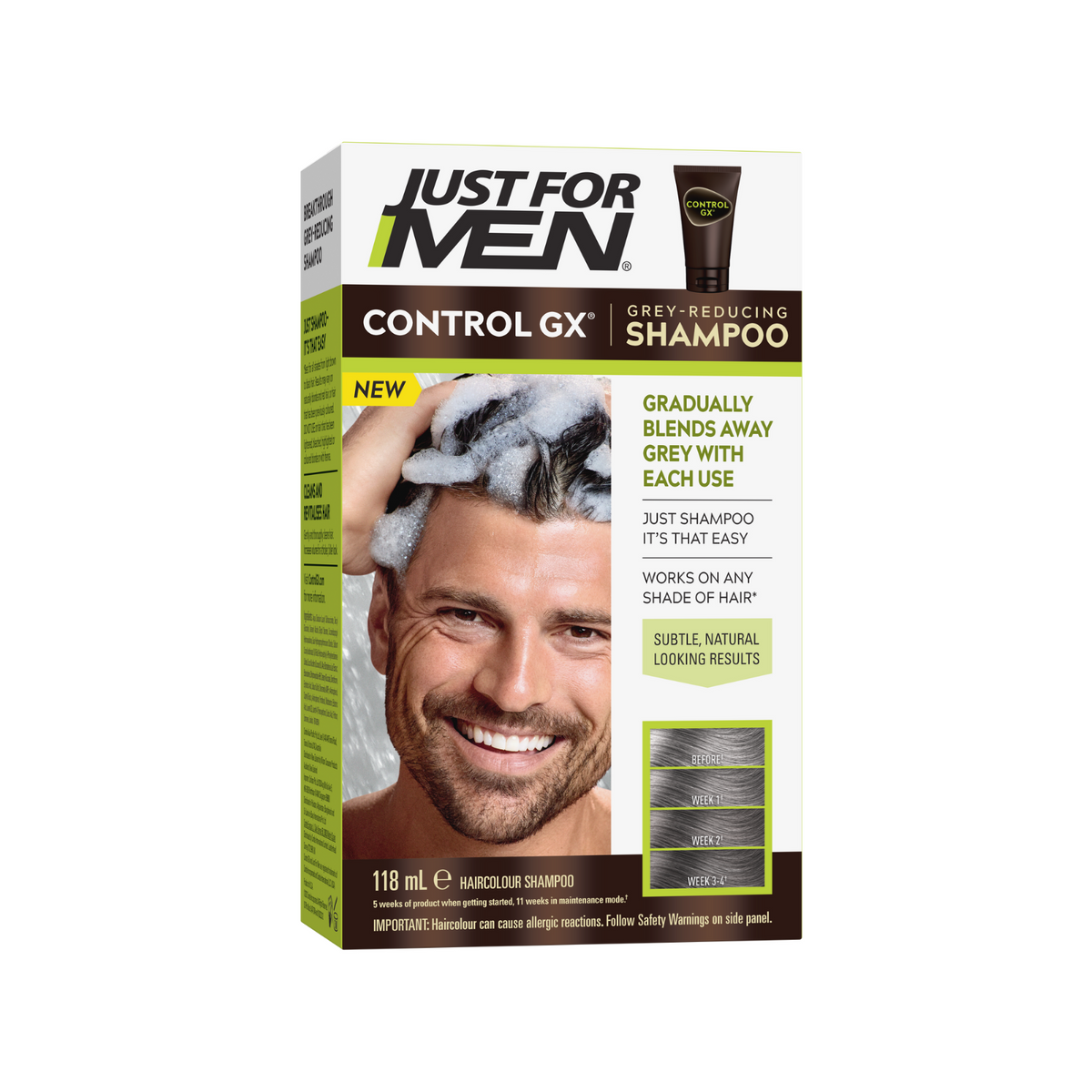 Just For Men Control GX® Grey-Reducing Shampoo 118ml – method home ...