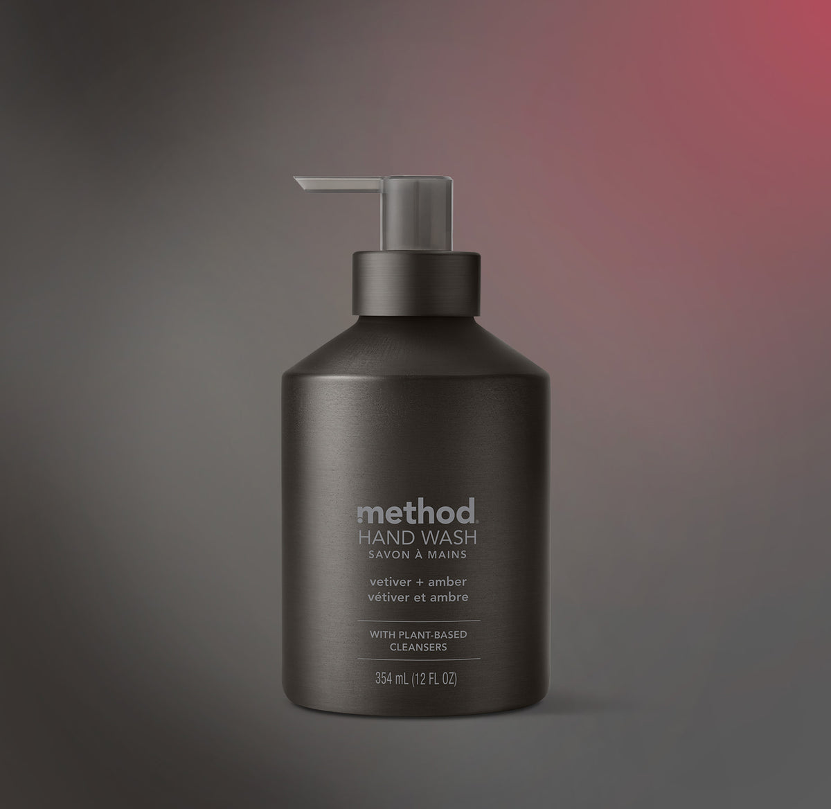 aluminum gel hand wash - vetiver + amber | method home singapore