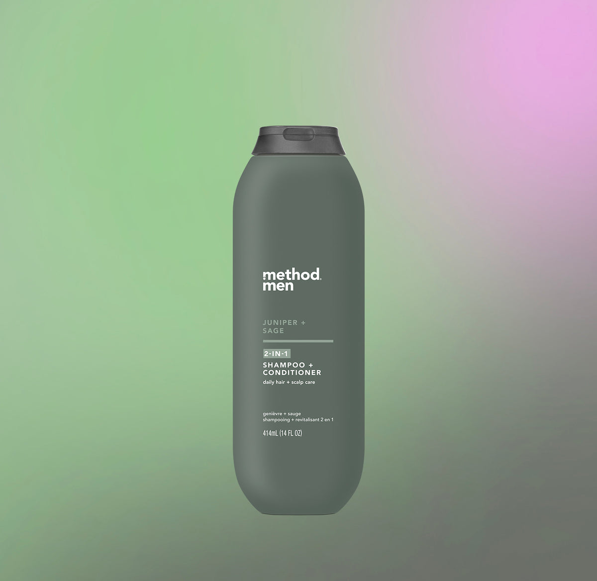 2 in 1 shampoo + conditioner 414ml - juniper + sage | method home singapore