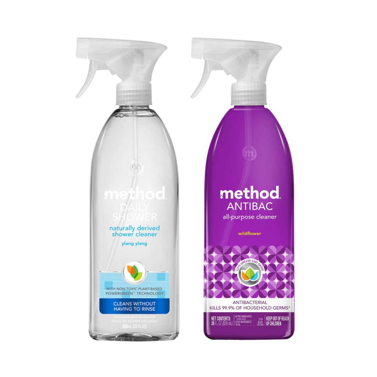 free gift: daily shower spray + antibac all purpose spray – method home ...